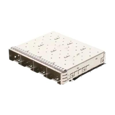 Cina TE 2227730-1 zSFP+ Cage Ganged (1 x 4 Port) connettore 28 Gb/s attraverso foro in vendita