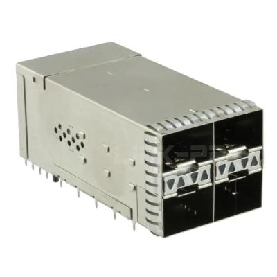 Cina TE 2198325-6 zSFP+ Cage Assembly 2x2 Port con connettore integrato incluso Lightpipe in vendita