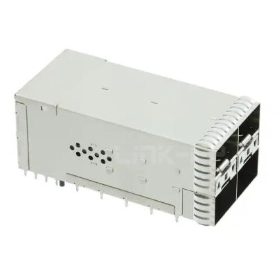 Cina 1-2198325-9 zSFP+ cage assembly 2x2 Port con connettore incluso Lightpipe molle esterne in vendita