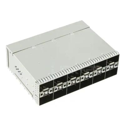 Cina TE 2291491-1 zSFP+ Ricevitore con cage ganged (2x6) connettore 32 Gb/s sorgenti esterne inclusa Lightpipe in vendita