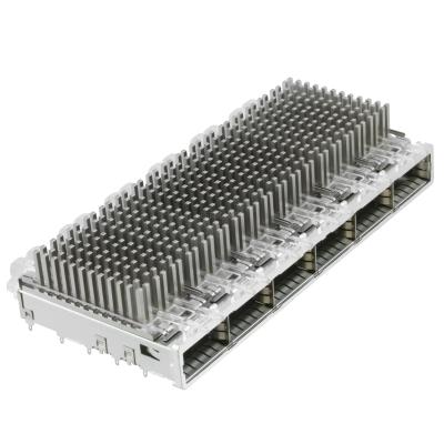 Cina TE 2143307-3 gabbia QSFP 1x6 con connettore del lavandino termico in vendita