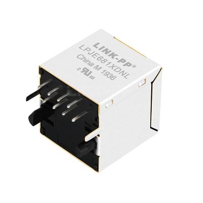 China Belfuse SS71800-027F Compatibel LINK-PP LPJE681XDNL zonder LED Verticale RJ45 Modulaire Jack zonder geïntegreerde magneten Te koop