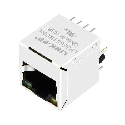 中国 ベルフュース SS-74301-001 コンパティブル LINK-PP LPJE681BDNL LEDなし 8P8C 縦モジュール式ジャック 組み込み磁体なし 販売のため