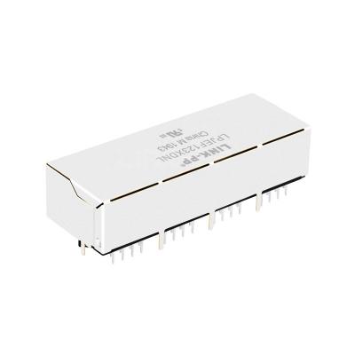 Cina Tasto in basso senza LED 1X4 Port RJ45 connettore senza magneti integrati in vendita