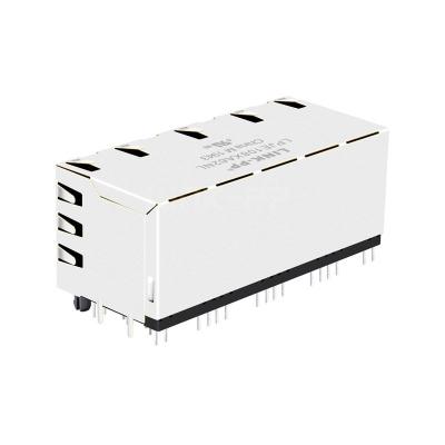 Cina Tab Up LED rosso e giallo/verde senza LED 2X4 Port RJ45 8 pin Jack Jack di connettore senza magneti integrati in vendita