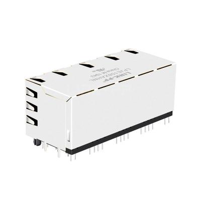 Cina X Multiple XRJD-S-24-8-8-4 Compatibile LINK-PP LPJE108XAHNL Tab Up Verde/Giallo LED 2X4 Port Connector Ethernet senza Magnetics integrati in vendita