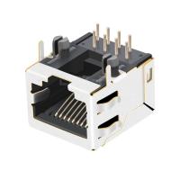 China Tab Down Without LED 1X1 Port Side Entry Pcb RJ45 Modular Jack without Integrated Magnetics for sale