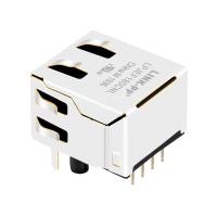 China Tab Down Without LED 1X1 Port Side Entry Pcb RJ45 Modular Jack without Integrated Magnetics for sale