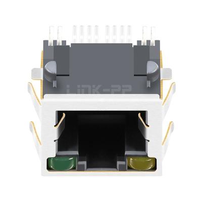 Cina WE 634008137521 Compatibile LINK-PP LPJES101XAGNL Single Port RJ45 connettore senza magneti integrati in vendita