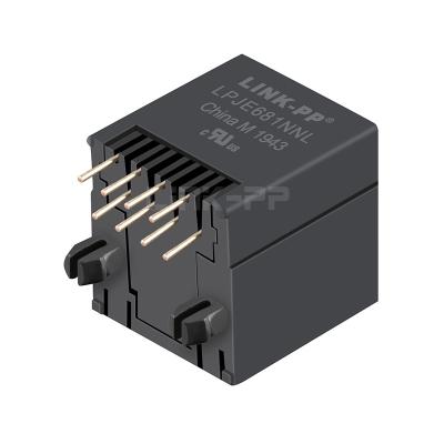 Cina senza LED 8P8C Verticale RJ45 Jack modulare senza magnetismo integrato LPJE681NNL in vendita