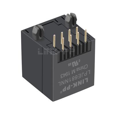 Cina senza LED 8P8C Verticale RJ45 Jack modulare senza magnetismo integrato LPJE681NNL in vendita