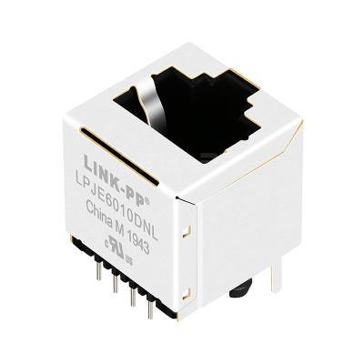Cina senza LED 1X1 Port 8P8C Verticale RJ45 Jack modulare senza magneti integrati in vendita