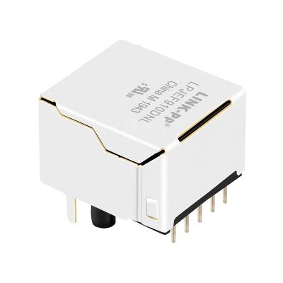 Cina Altri JP-LP-10P10C-S Compatibile LINK-PP LPJEF910DNL Tab Down senza LED 1X1 Port RJ45 connettore senza magneti integrati in vendita