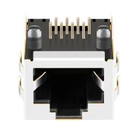 China LPJE101CNL Side Entry Pcb Connector Shielded RJ45 Modular Jacks for sale