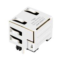China LPJE101CNL Side Entry Pcb Connector Shielded RJ45 Modular Jacks for sale