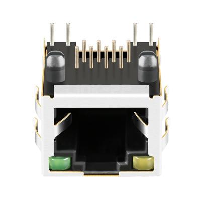 Cina LPJE101AGNL 1X1 Port Ethernet RJ45 Jack senza magnetismo integrato Tab Up in vendita
