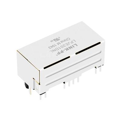 中国 LPJE201DNL タブアップ LEDなし 1X2ポート 8P8C モジュラルのコネクタ RJ45 ジャック 販売のため