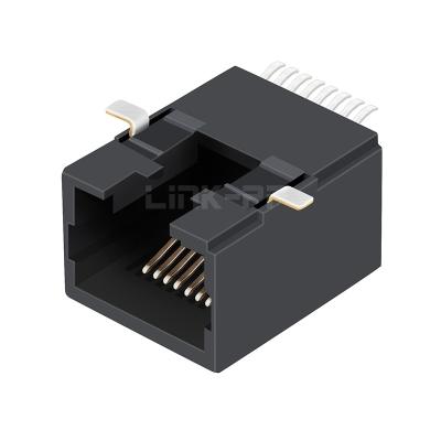 中国 LPJE918NNL タブアップ 無LED 1X1ポート 無遮蔽 SMT RJ45 モジュール式ジャック 無マグネット 販売のため