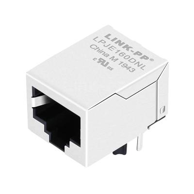 Cina Entrata laterale schermata senza LED 1X1 Port RJ45 Jack modulari senza magneti integrati in vendita