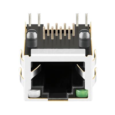 Cina Tab Up Verde/Giallo&Verde LED 1X1 Port Ethernet RJ45 Jack senza magneti integrati in vendita