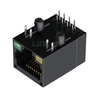 Cina LPJE160NDNL 1X1 Port RJ45 Jack modulare senza magnetismo integrato in vendita