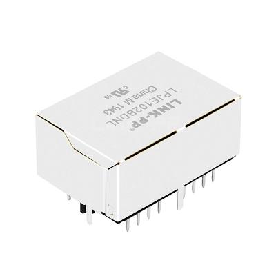Cina LPJE102BDNL Tab Down LED giallo/verde 1X2 Port RJ45 Jack modulare senza magneti in vendita