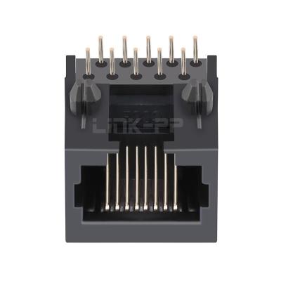 中国 LPJE180XNNL イーサネット RJ45 ジャック 組み込み磁性なし 1X1ポート タブダウン LEDなし 販売のため
