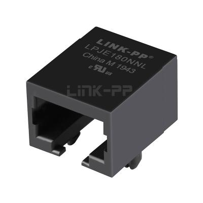 中国 LPJE180NNL LEDなし 1X1ポート RJ45 コンネクタ タブダウン 販売のため