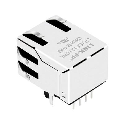 Cina LPJEF121CNL Tab UP senza LED 1X1 Port RJ45 Jack modulare senza magneti integrati in vendita