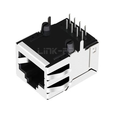Cina LPJEF121CNL Tab UP senza LED 1X1 Port RJ45 Jack modulare senza magneti integrati in vendita