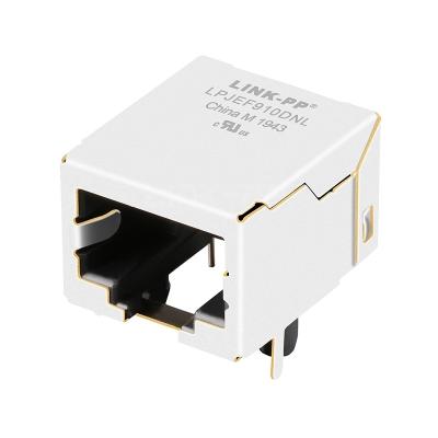 Cina LPJEF910DNL senza ingresso laterale a Led Pcb Panel Mount RJ45 Jack senza magneti integrati in vendita
