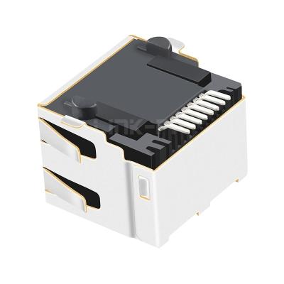 Cina LPJES101XCNL Tab Up senza LED 1X1 Port SMT RJ45 Jack senza magneti integrati in vendita
