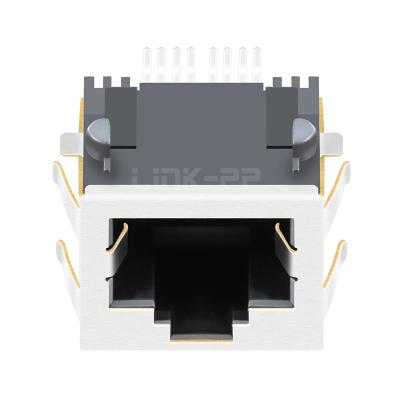 Cina LPJES101XCNL Tab Up senza LED 1X1 Port SMT RJ45 Jack senza magneti integrati in vendita