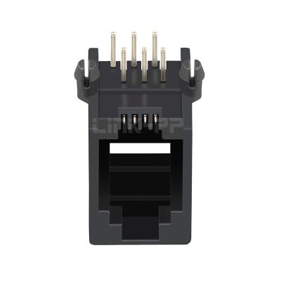 Cina LPJE8014NNL 6p6c RJ11 Jack senza magneti 1X1 Port Tab Down senza LED in vendita