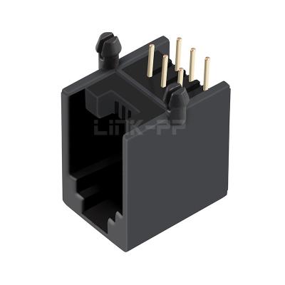 Cina LPJE8014NNL 6p6c RJ11 Jack senza magneti 1X1 Port Tab Down senza LED in vendita