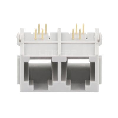 Cina LPJE702NNL Tab UP senza LED 1X2 Port RJ11 Jack 6P4C connettore senza magneti integrati in vendita