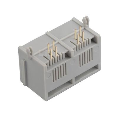 Cina LPJE702NNL Tab UP senza LED 1X2 Port RJ11 Jack 6P4C connettore senza magneti integrati in vendita