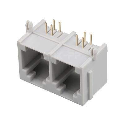 Cina LPJE702NNL Tab UP senza LED 1X2 Port RJ11 Jack 6P4C connettore senza magneti integrati in vendita