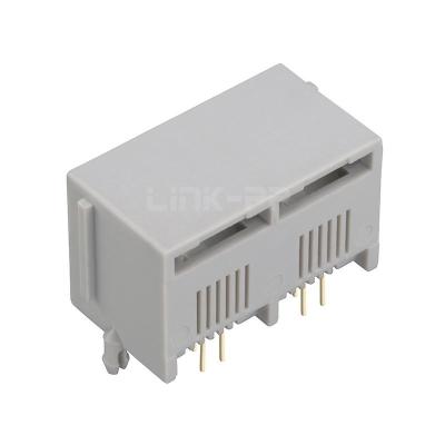Cina LPJE702NNL Tab UP senza LED 1X2 Port RJ11 Jack 6P4C connettore senza magneti integrati in vendita