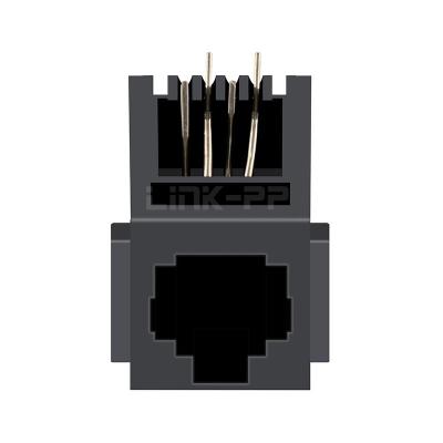 中国 WE 615004144021 互換LINK-PP LPJE614NNL タブアップ 無LED 1X1ポート 4P4C RJ11 モジュール式コネクタ 販売のため