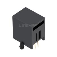 China Without LED 1X1 Port 4P4C RJ11 Modular Jack without Integrated Magnetics for sale