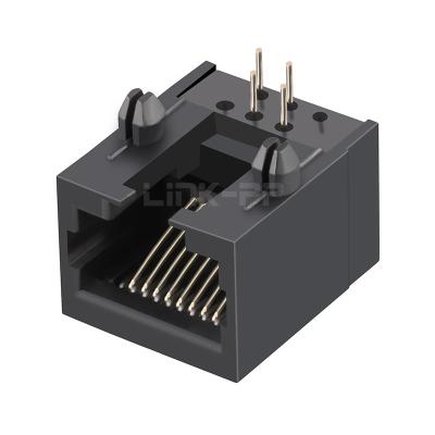 Cina LPJE175NNL Tab Down senza LED 1 Port 4P4C Ethernet RJ11 Jack senza magneti integrati in vendita