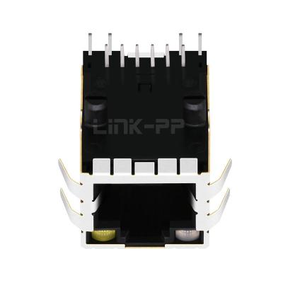 Cina LPJ2011KONL 100 Base-T RJ45 Jack con trasformer Tab Up Orange&Green/Yellow Leds in vendita