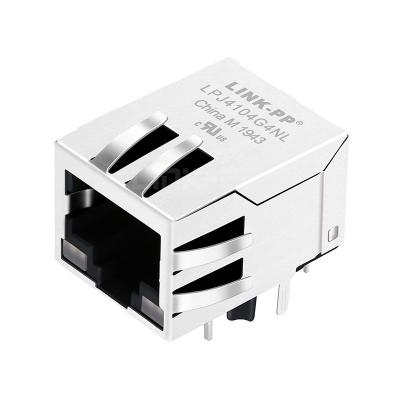 China Halo HFJ11-RPE26E-L55RL Compatível com LPJ4104G4NL 100 Base-T POE RJ45 Conector Feminino Tabulação para baixo Verde e Amarelo / Verde e Amarelo LED à venda