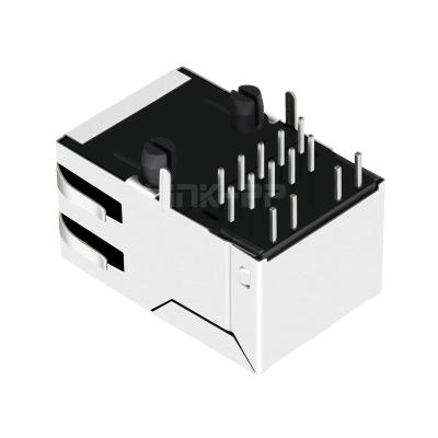 Cina LPJ3190AENL 10/100 Base-T RJ45 PoE MagJack con ponte rettificatore in vendita