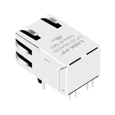 Cina LPJ3190AENL 10/100 Base-T RJ45 PoE MagJack con ponte rettificatore in vendita