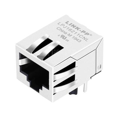 China Halo HFJT1-2450RL Compatível LPJ16211CNL 100 Base-T RJ45 MagJack Single Port Tab Up sem LED à venda