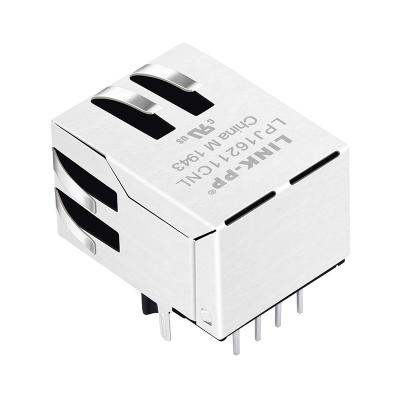 China Halo HFJT1-2450RL Compatível LPJ16211CNL 100 Base-T RJ45 MagJack Single Port Tab Up sem LED à venda