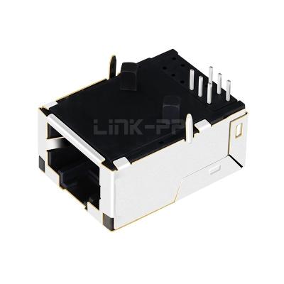 中国 ベルフュース L8AL-1XX1-ED 互換性LPJK7401DNL 100 ベース-T 低プロフィール RJ45 マグジャック タブアップ 販売のため