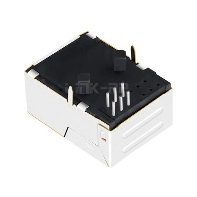 中国 ベルフュース L8AL-1XX1-ED 互換性LPJK7401DNL 100 ベース-T 低プロフィール RJ45 マグジャック タブアップ 販売のため